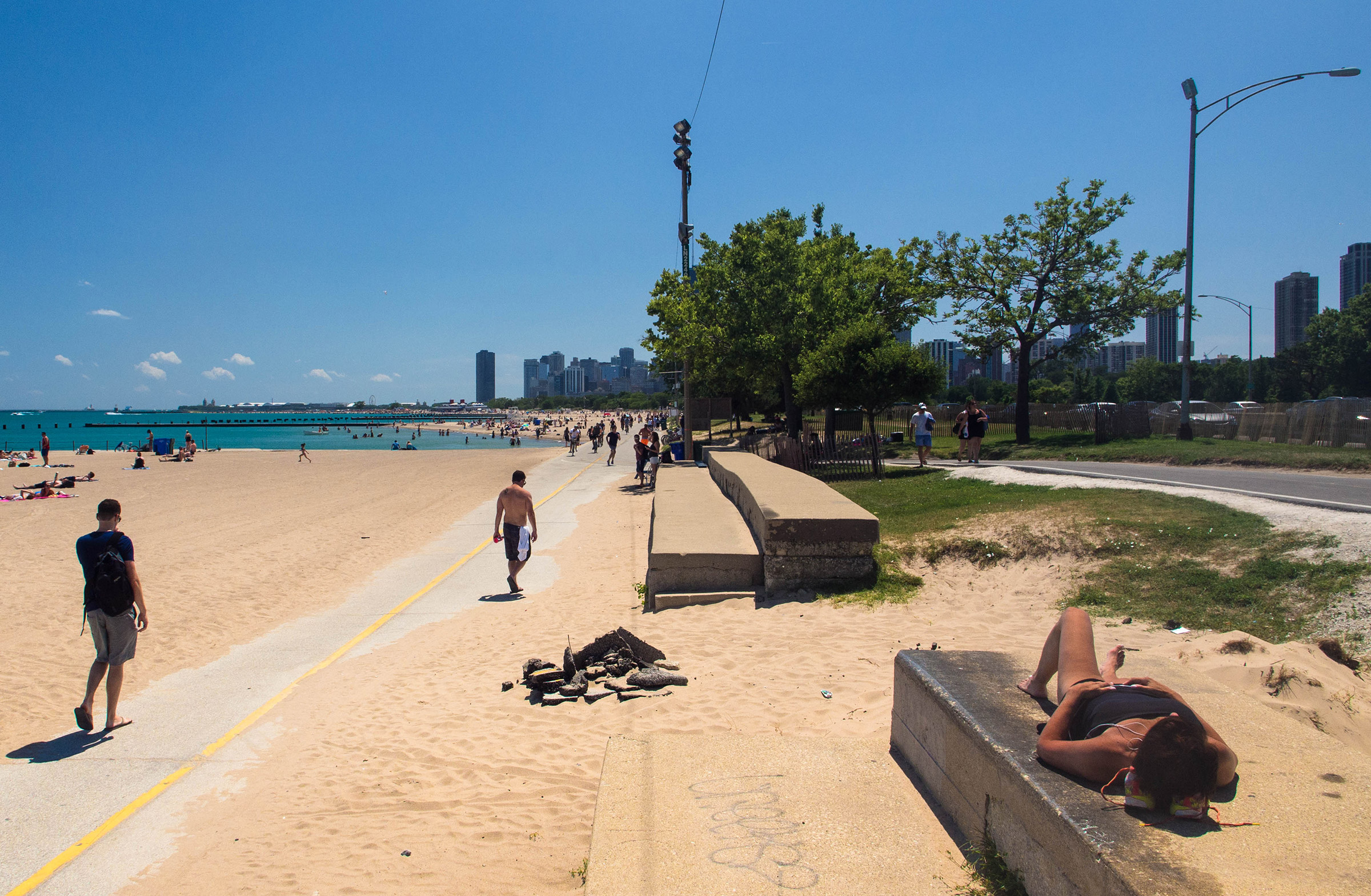 North Avenue Beach Chicago Reisvormen North Avenue Beach Chicago Reisvormen